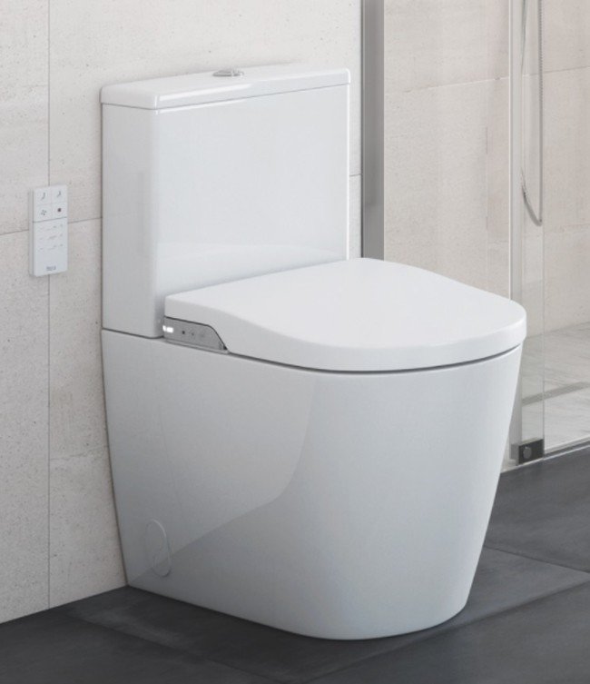 Sanitarios Roca, inodoros suspendidos , bides, y lavabos.